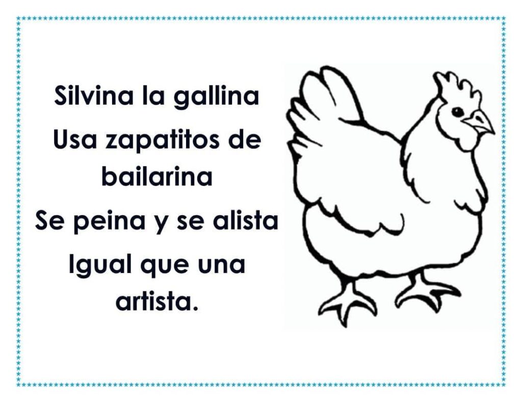 Actividades de rimas en PDF para imprimir - Los Materiales Educativos