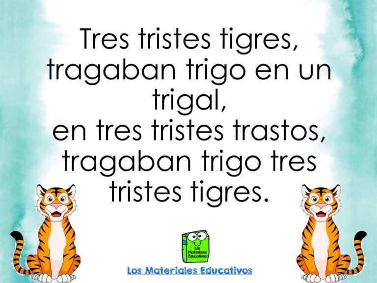 Ejemplos de trabalenguas - Los Materiales Educativos