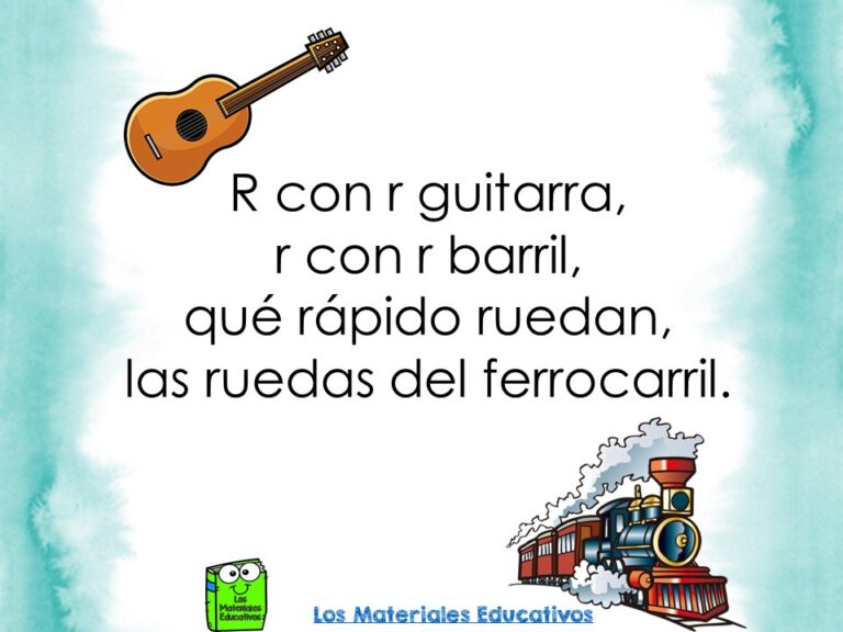 Ejemplos de trabalenguas - Los Materiales Educativos