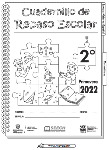 Cuadernillo de repaso escolar Preescolar y Primaria - Los Materiales ...
