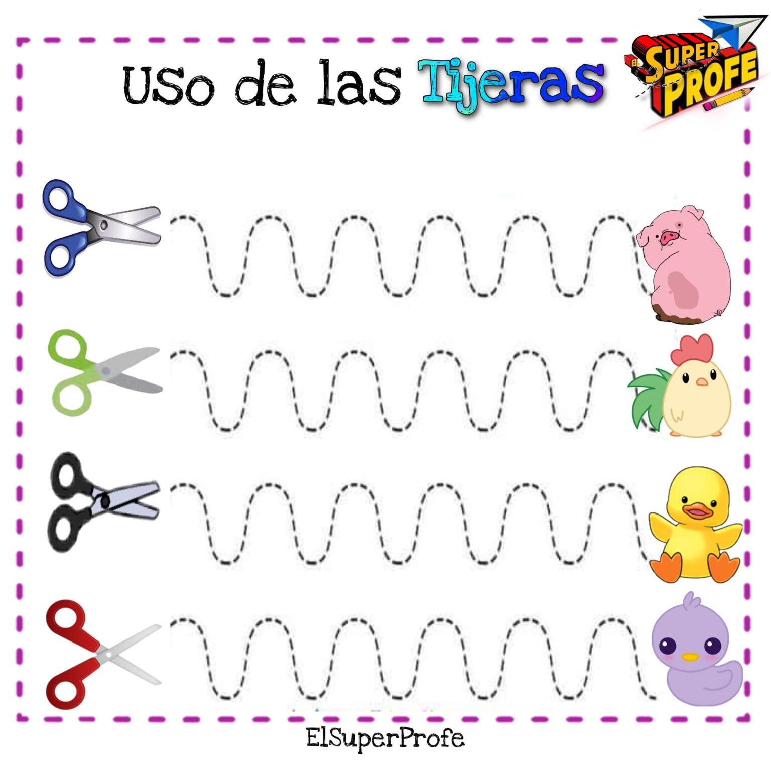 Actividades para recortar - Los Materiales Educativos