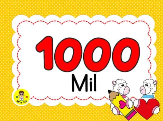 Carteles de los números de 100 en 100 hasta 1000 - Los Materiales ...