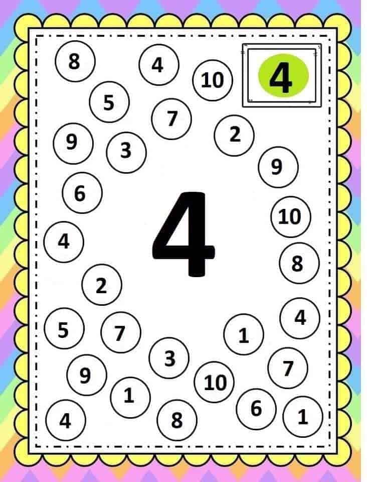 Actividades De Los Números Del 1 al 10 - Los Materiales Educativos