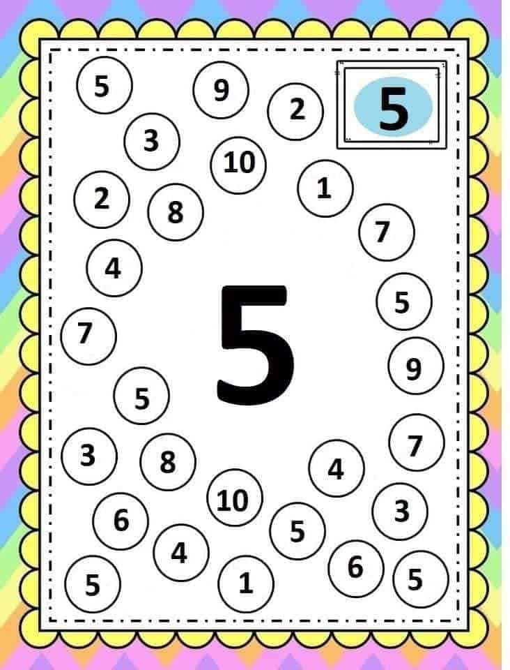 Actividades De Los Números Del 1 al 10 - Los Materiales Educativos