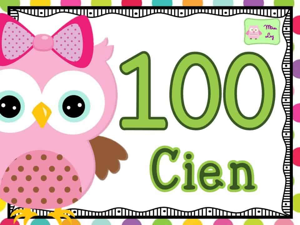 Carteles de los números de 100 en 100 hasta 1000 - Los Materiales ...