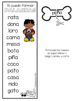 Cuadernillo de silabas para imprimir en PDF - Los Materiales Educativos