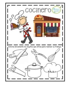 Actividades de oficios y profesiones para imprimir - Los Materiales ...