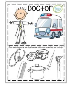 Actividades de oficios y profesiones para imprimir - Los Materiales ...