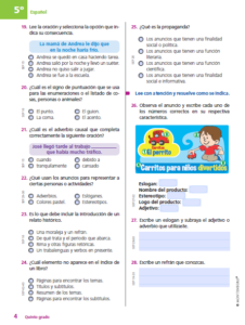 Examen Primer trimestre todos los grados - Los Materiales Educativos