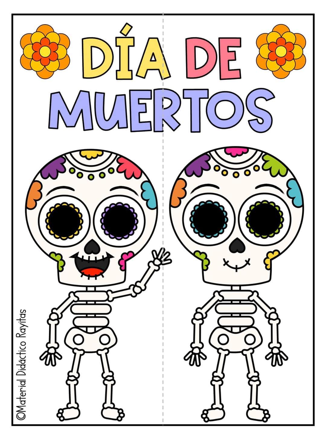 Actividades Día de Muertos preescolar y primaria - Los Materiales ...