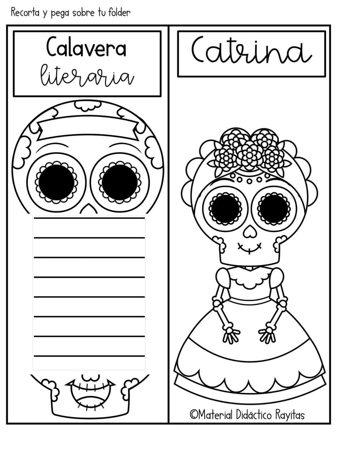 Actividades Día de Muertos preescolar y primaria - Los Materiales ...