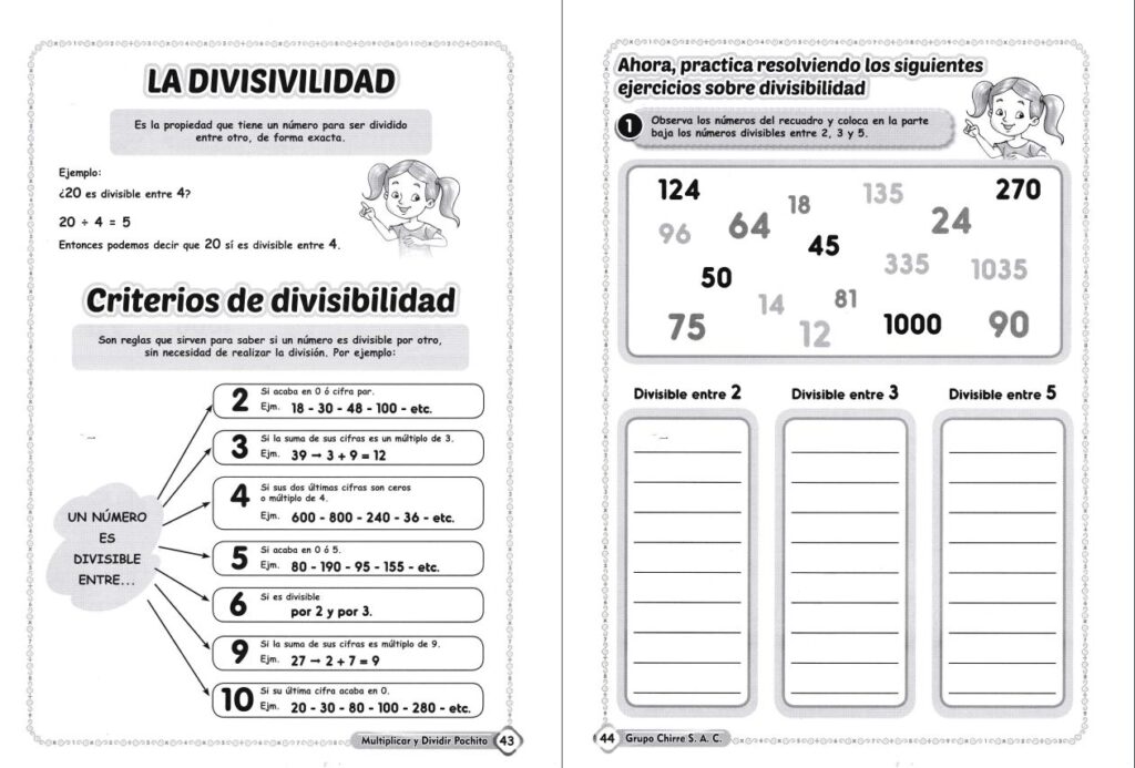 Ejercicios y actividades de divisiones - Los Materiales Educativos
