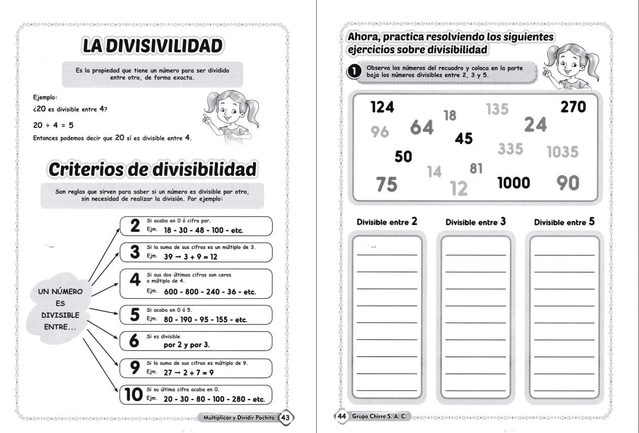 Ejercicios y actividades de divisiones - Los Materiales Educativos