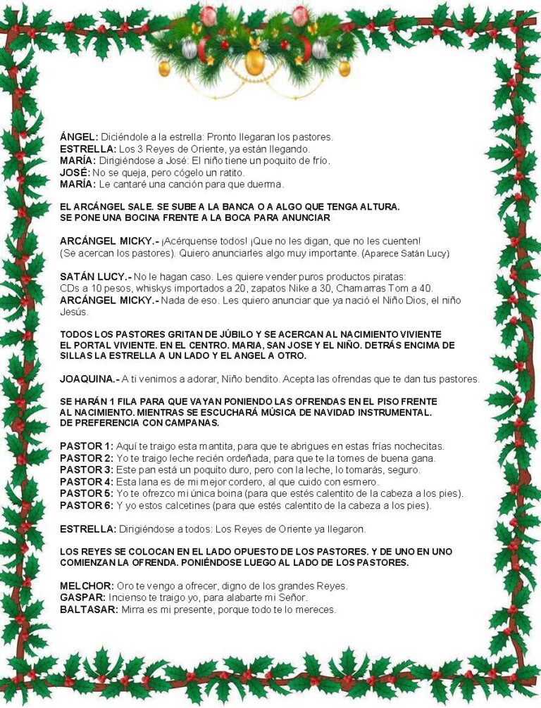 Pastorela navideña guión teatral PDF - Los Materiales Educativos