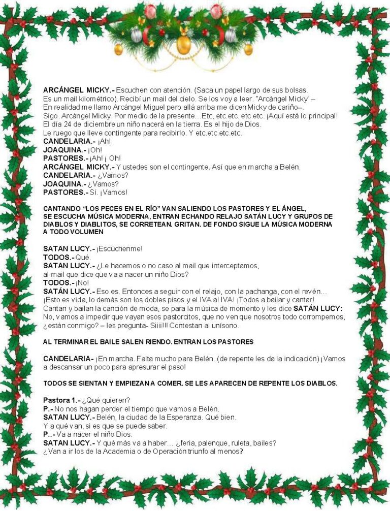 Pastorela navideña guión teatral PDF - Los Materiales Educativos