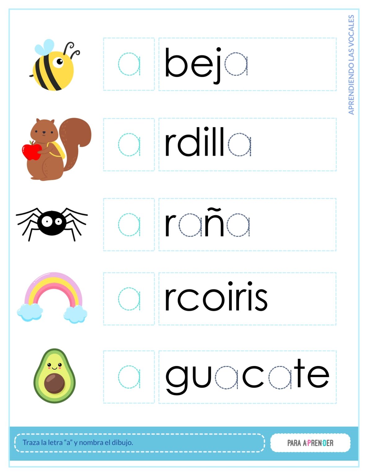 Actividades con las vocales - Los Materiales Educativos