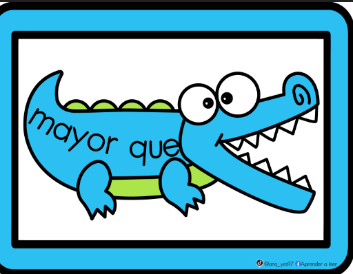 Actividades Menor que mayor que = - Los Materiales Educativos