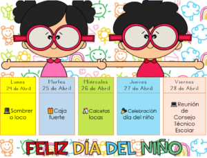 Ideas de la semana loca para el día del niño - Los Materiales Educativos