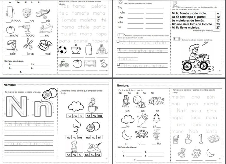Cuadernillo de lectoescritura - Los Materiales Educativos