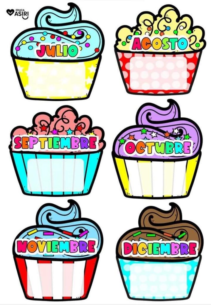 Carteles para cumpleaños en el aula - Los Materiales Educativos