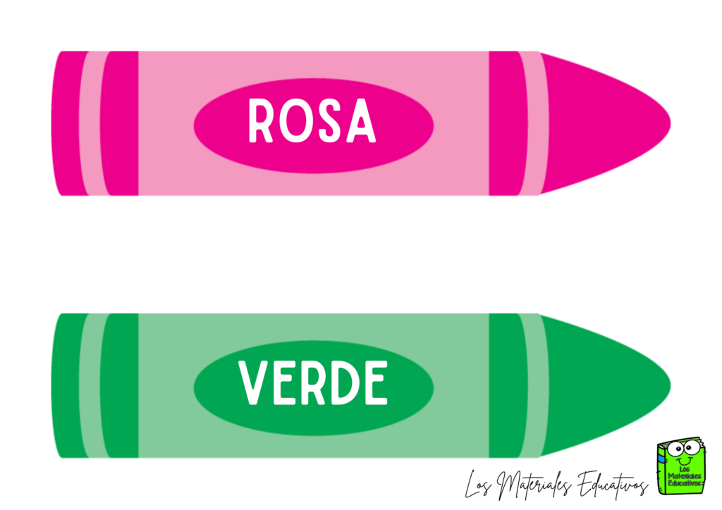 Actividades de los colores - Los Materiales Educativos