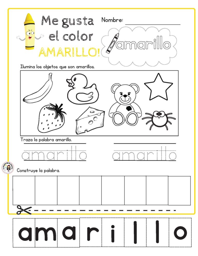 Actividades de los colores - Los Materiales Educativos