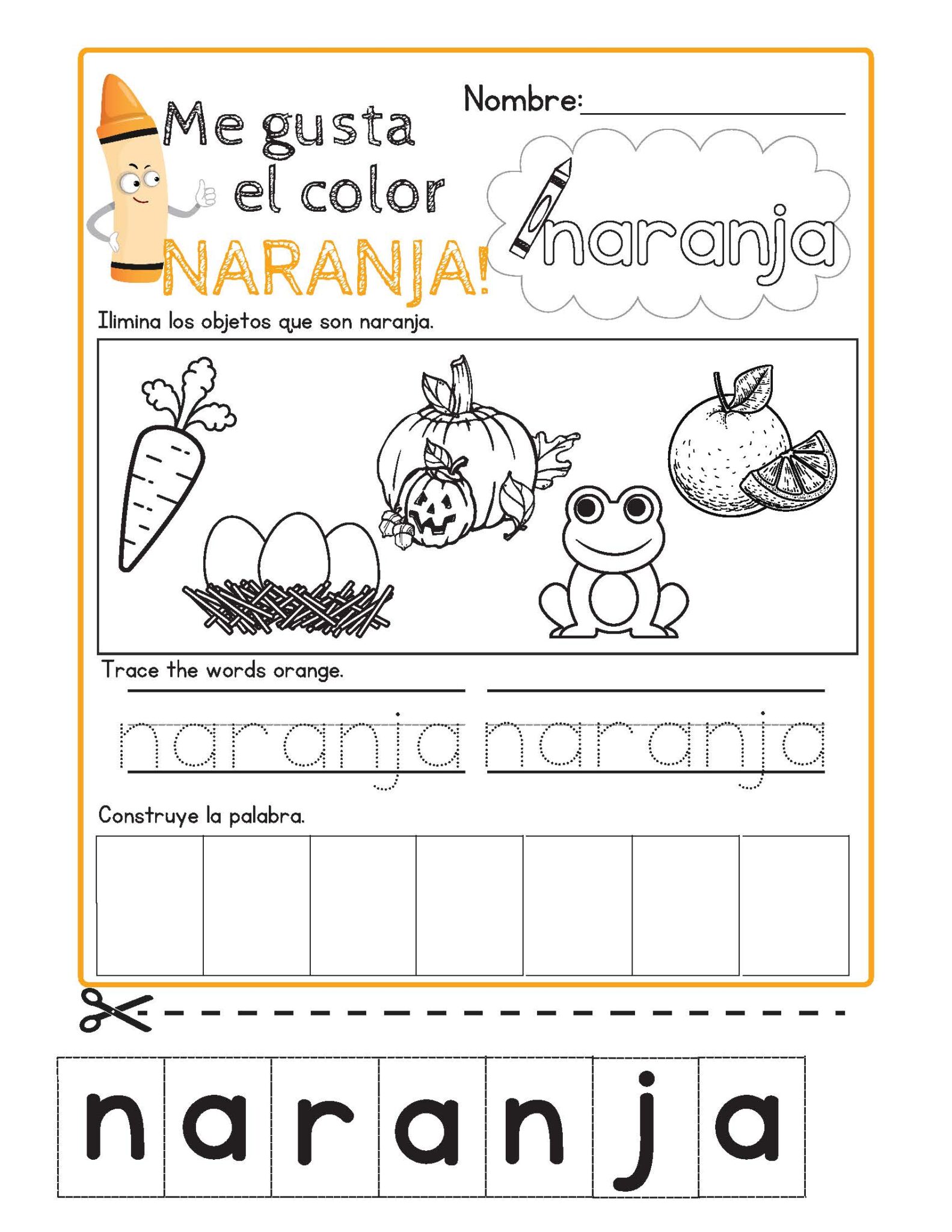 Actividades de los colores - Los Materiales Educativos