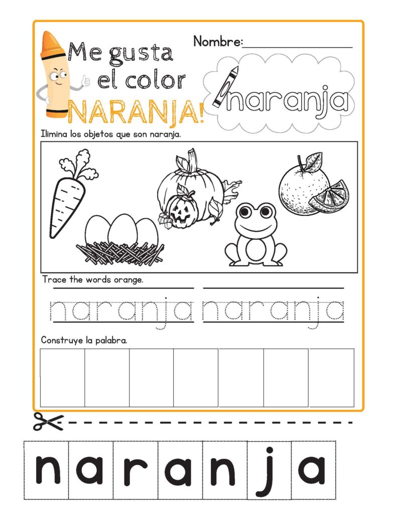 Actividades de los colores - Los Materiales Educativos