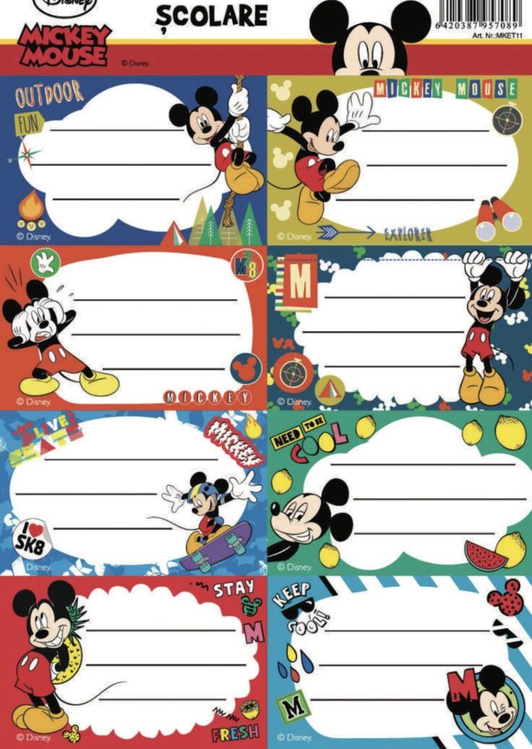 Etiquetas escolares para imprimir en PDF - Los Materiales Educativos