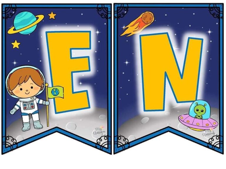 Decoración para el aula con temática del espacio - Los Materiales ...