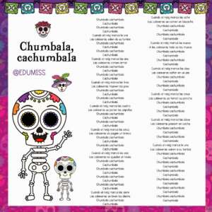 Letra de Canciones día de muertos - Los Materiales Educativos