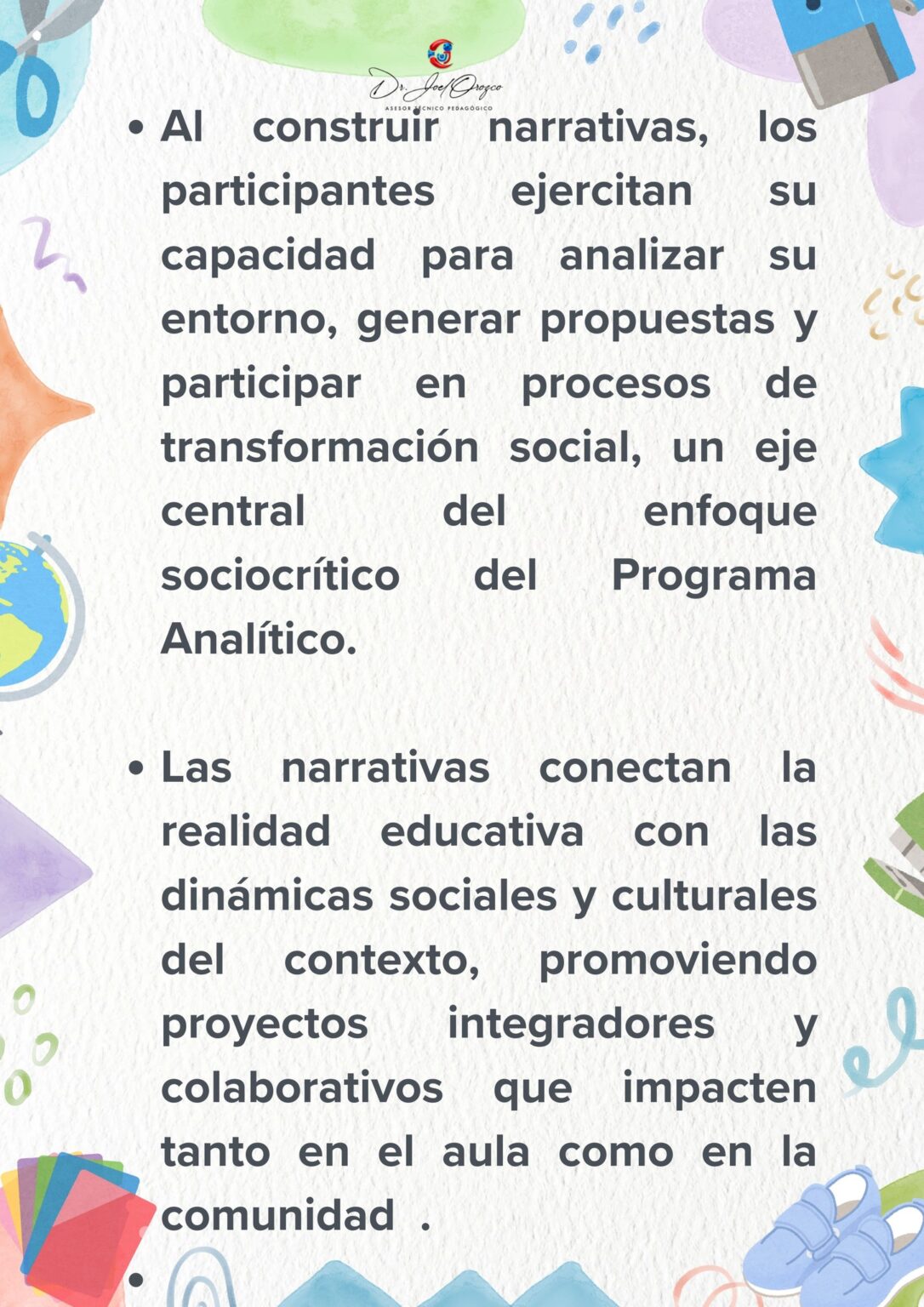 Ejemplo De Producto Del Taller Intensivo Docente Narrativa Integrada ...